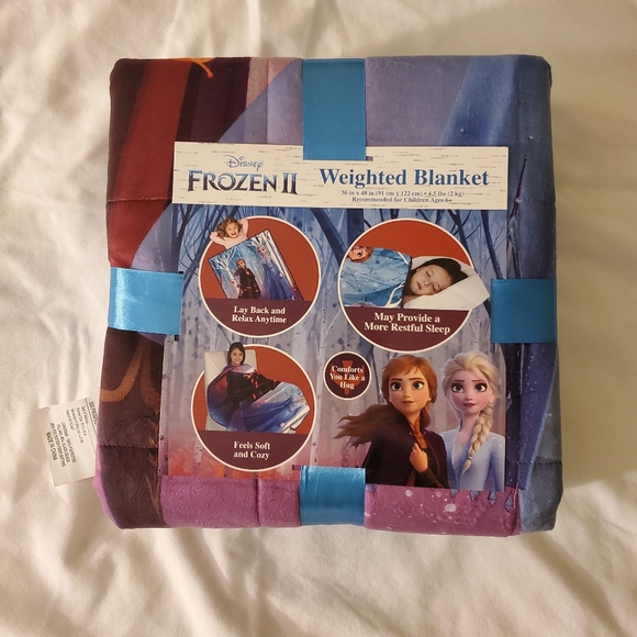 Disney | Bedding | Disney Frozen 2 Kids Weighted Blanket 45 Lbs New ...